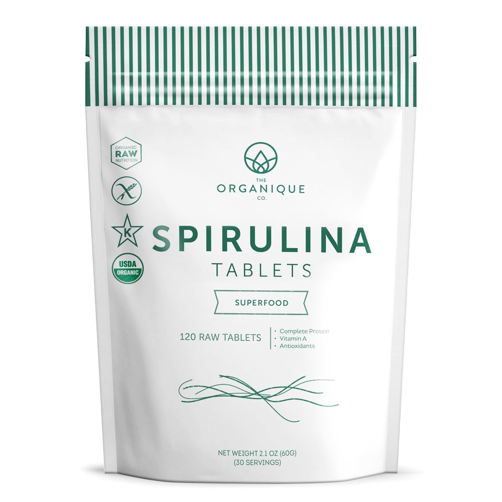 organic spirulina tablets for energy