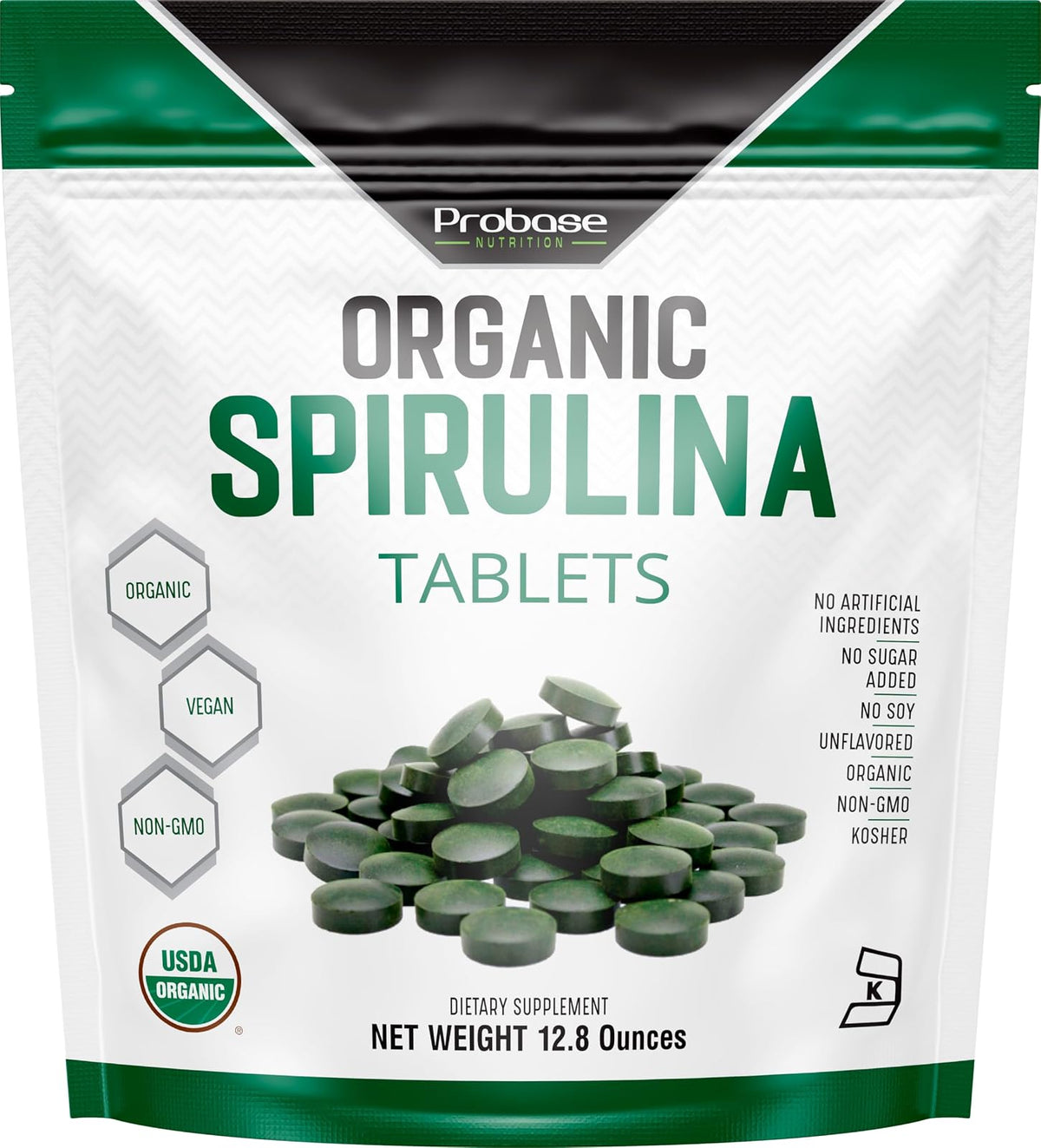 organic spirulina tablets for energy