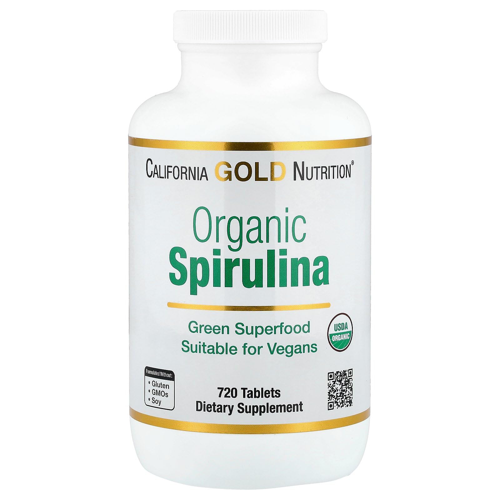 organic spirulina tablets for health