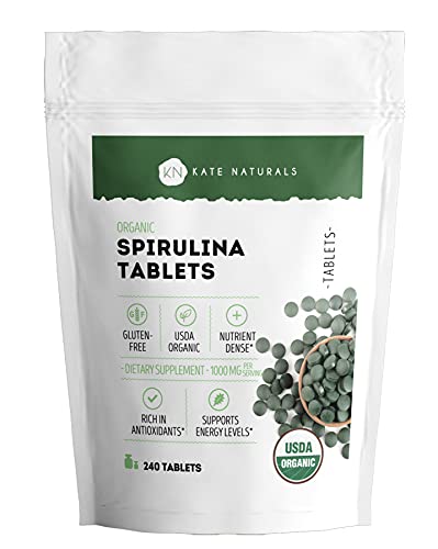 organic spirulina tablets for health