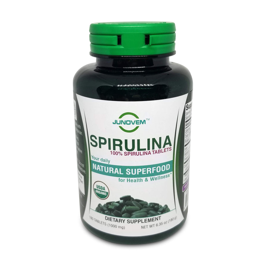 organic spirulina tablets for health