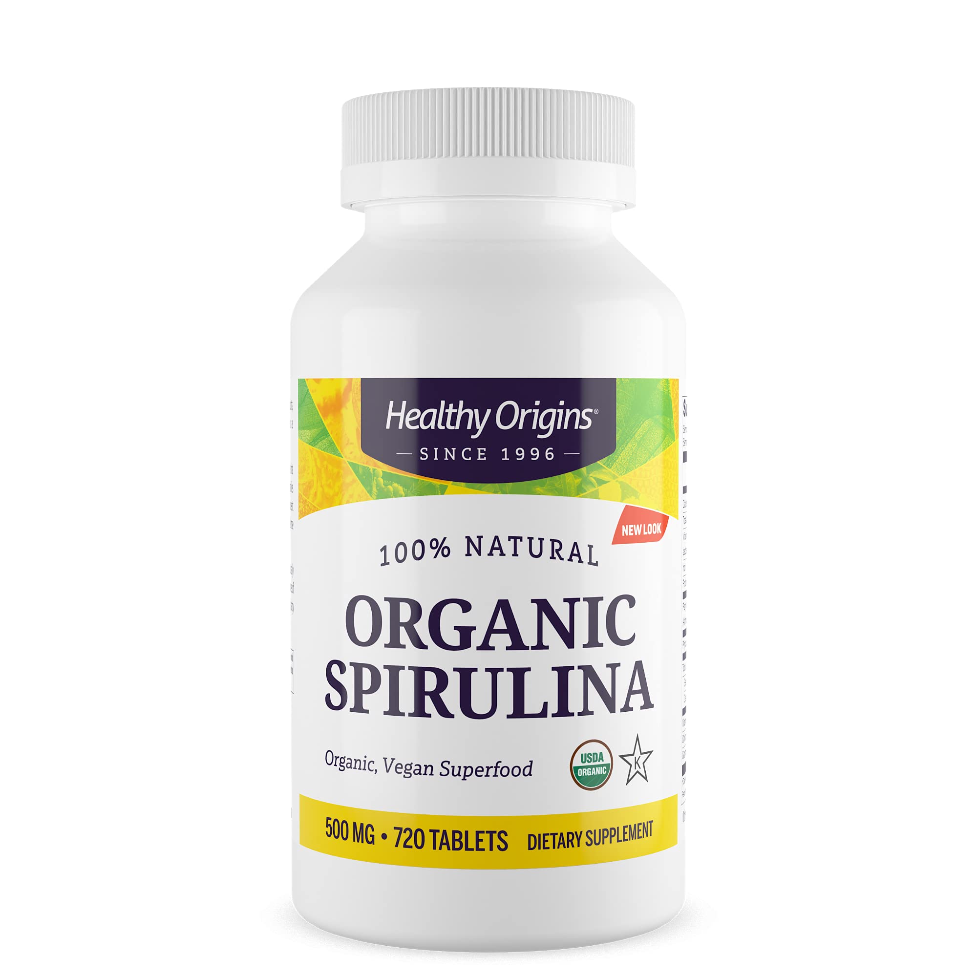 organic spirulina tablets for wellness