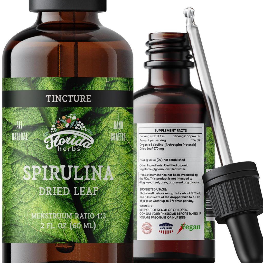 organic spirulina tincture for wellness