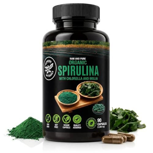 organic spirulina veggie capsules