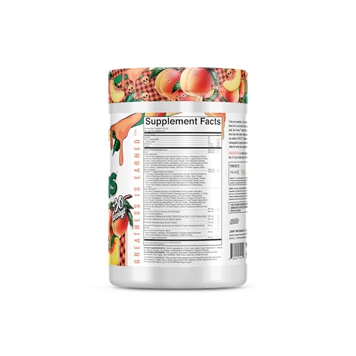 organic spirulina with fruits and vegetables