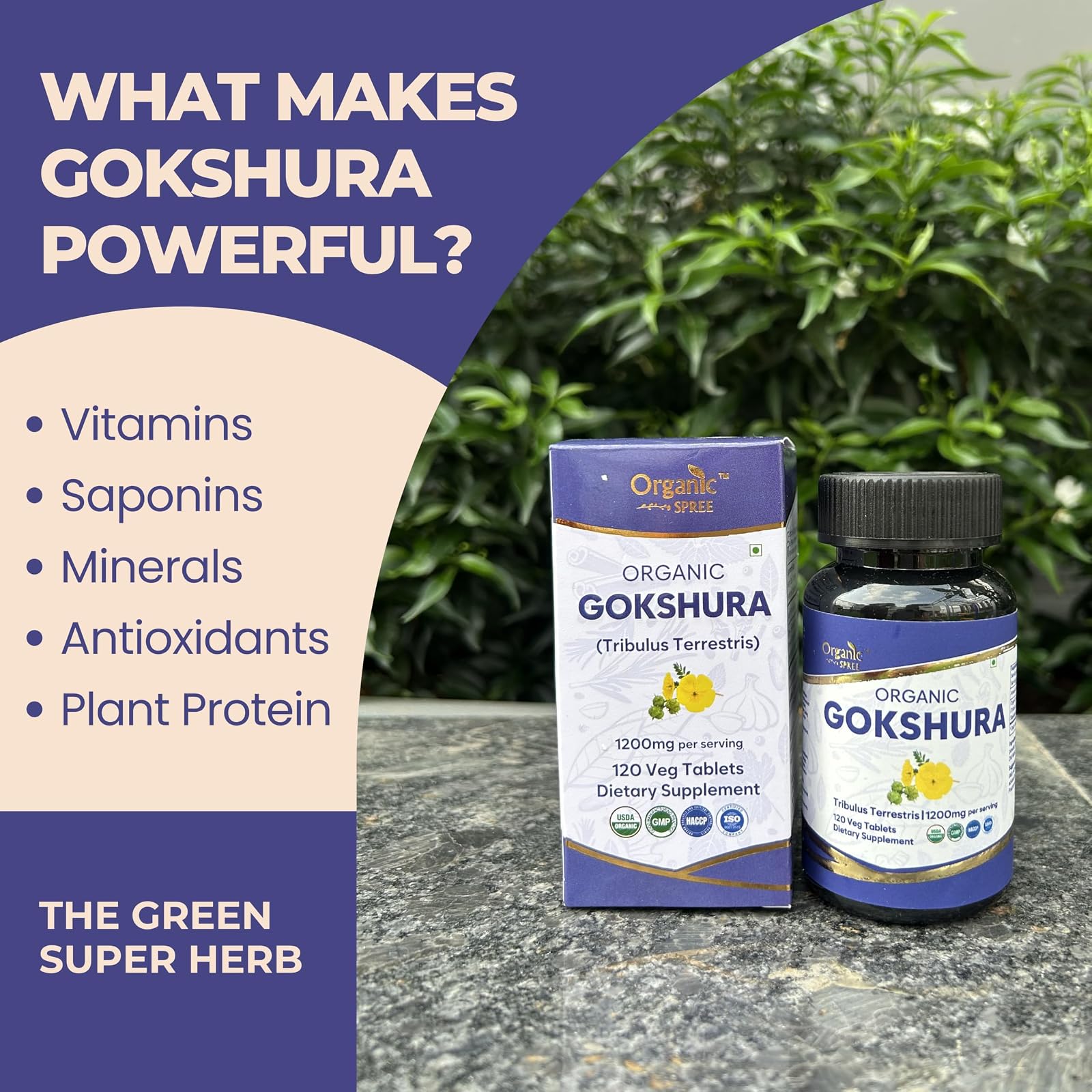 organic spree gokshura for men's health