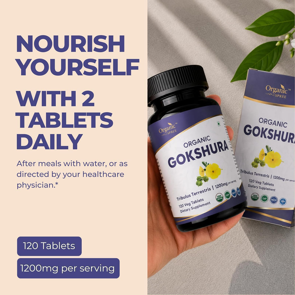 organic spree gokshura tablets for wellness