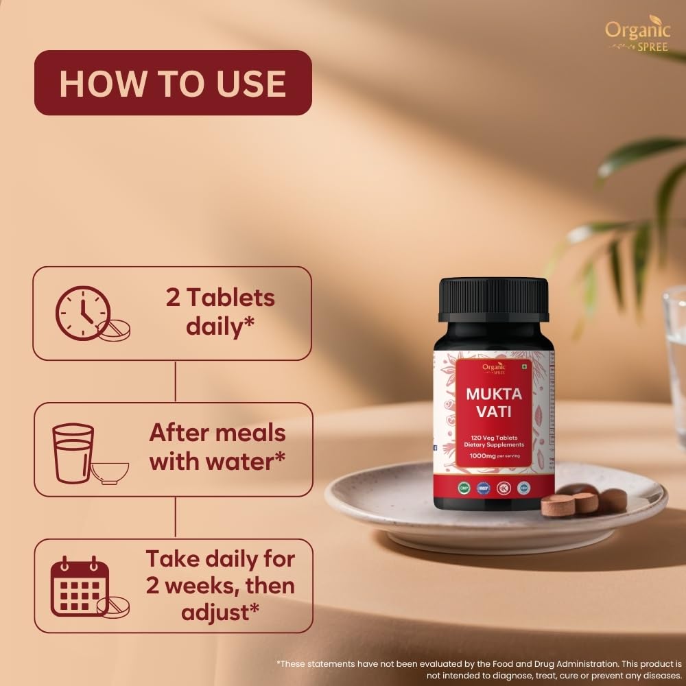 organic spree mukta vati benefits