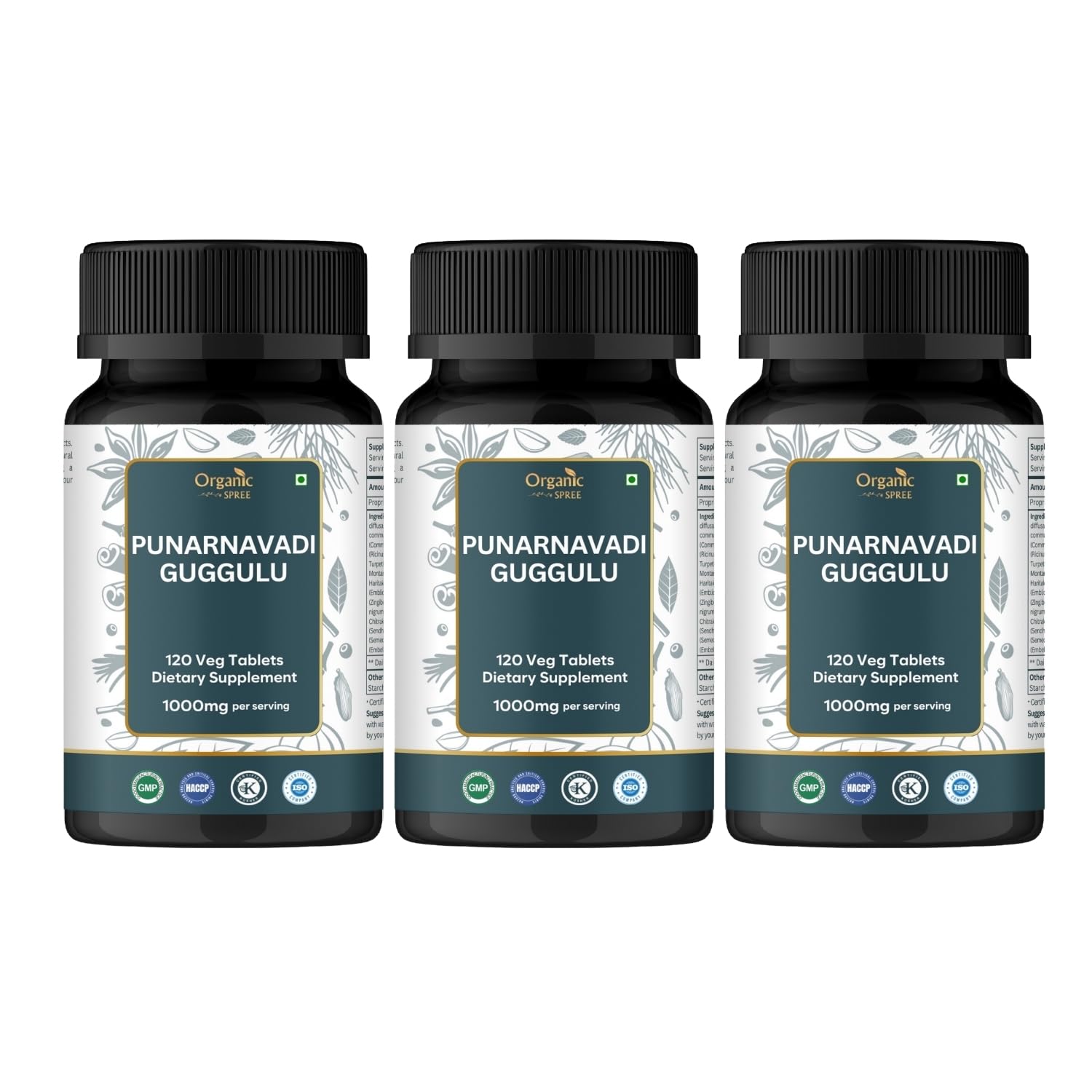 Organic Spree Punarnavadi Guggulu tablets