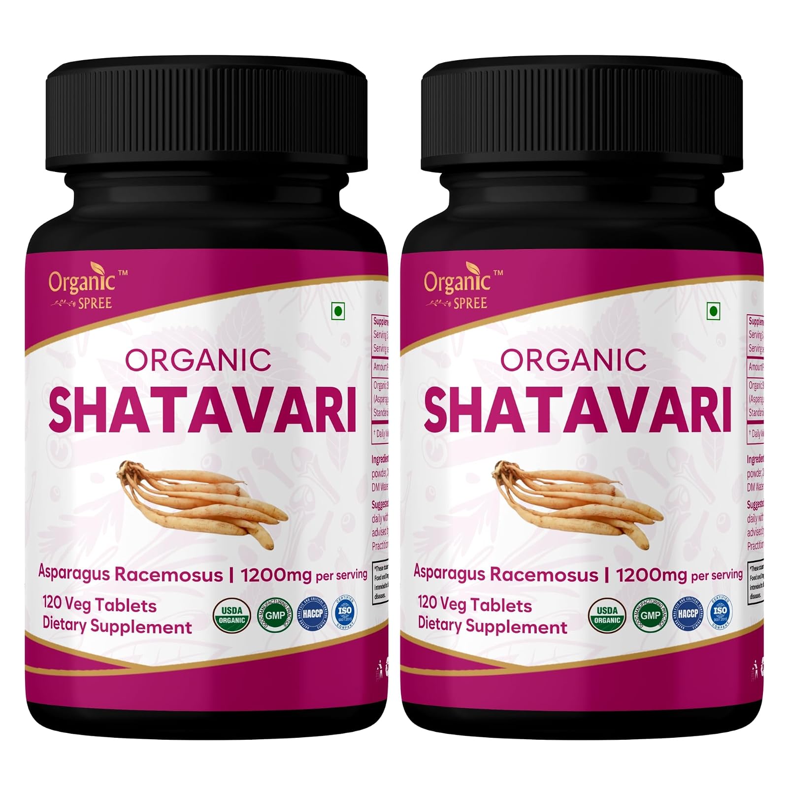 Organic Spree Shatavari herbal supplement