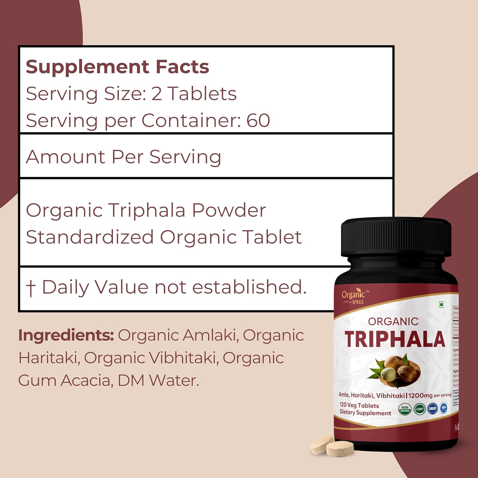organic spree triphala for detox