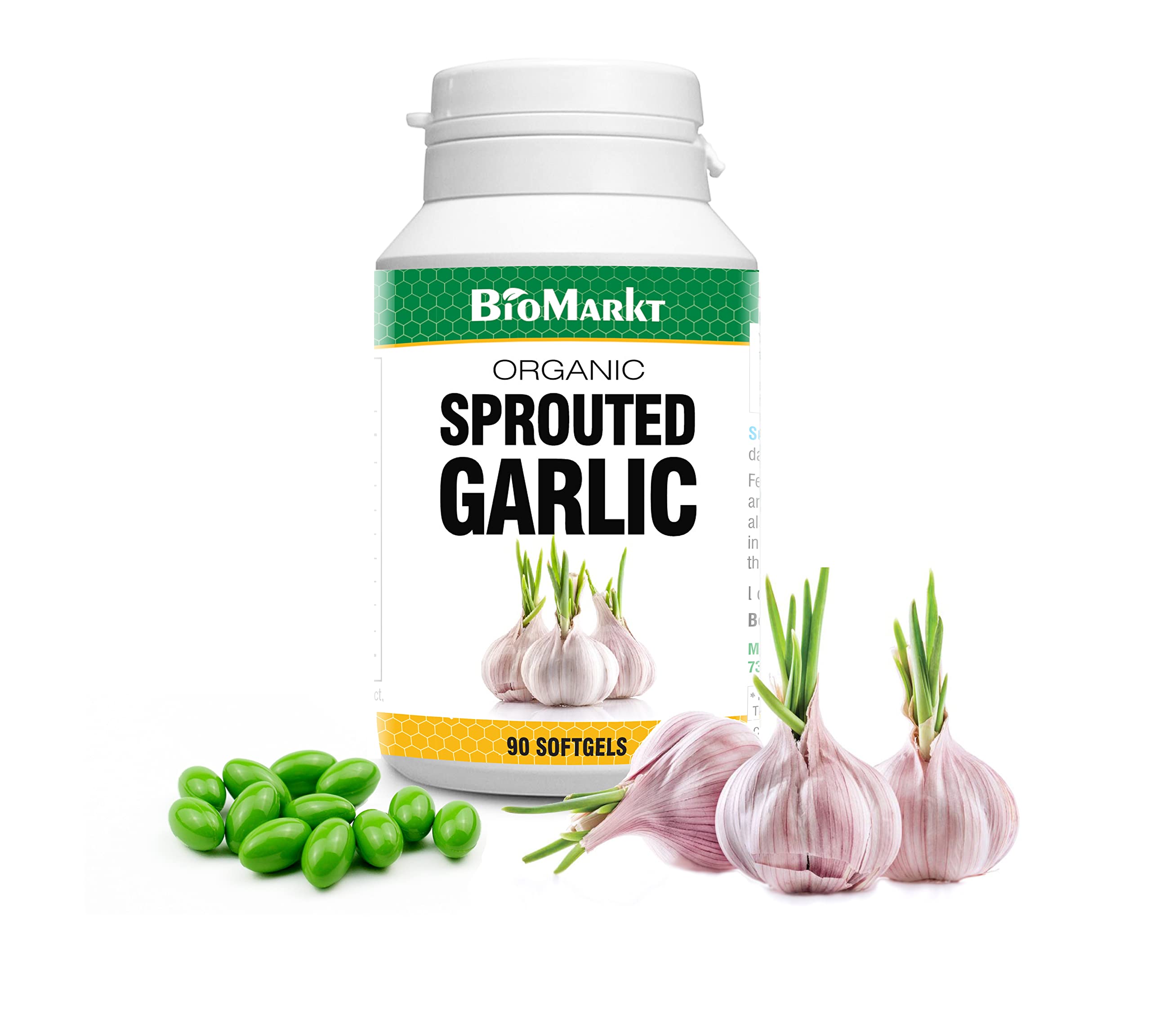 organic sprouted garlic capsules