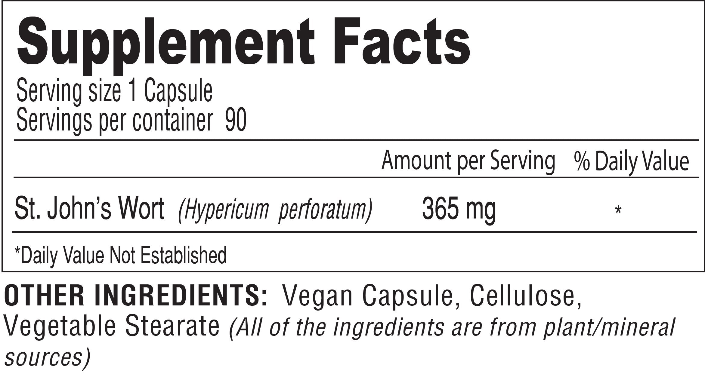 organic st. john's wort for mood support