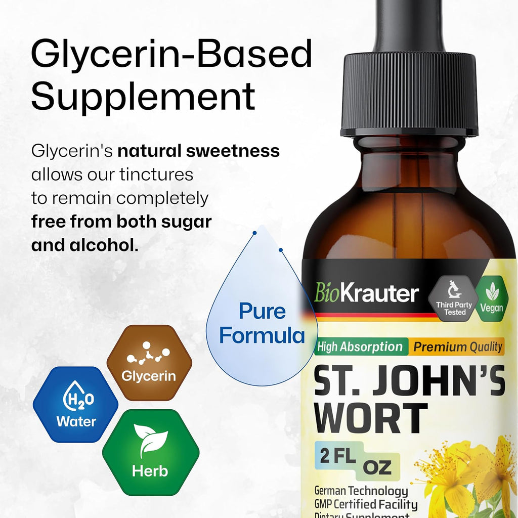 organic St John's Wort tincture usage