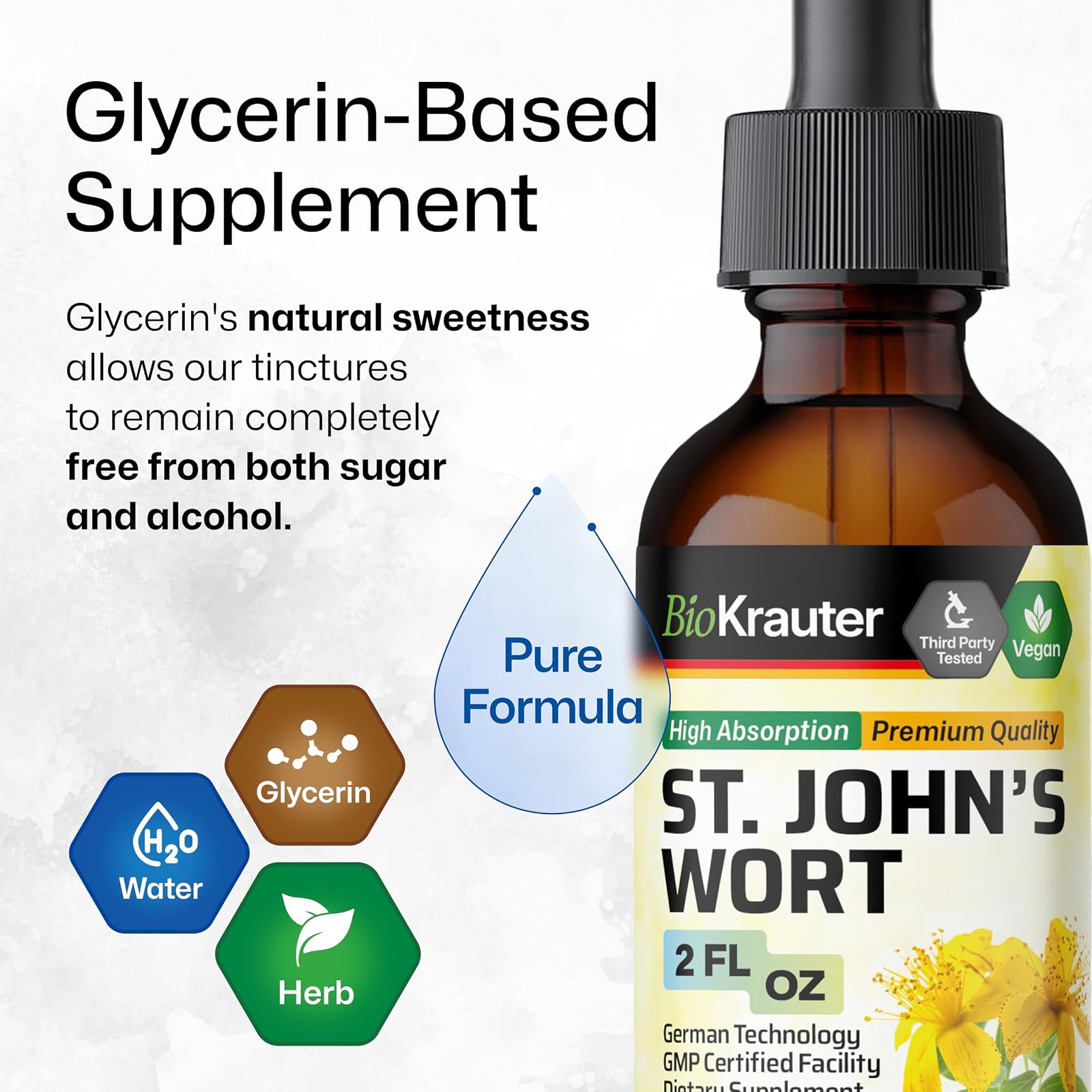 organic St John's Wort tincture usage