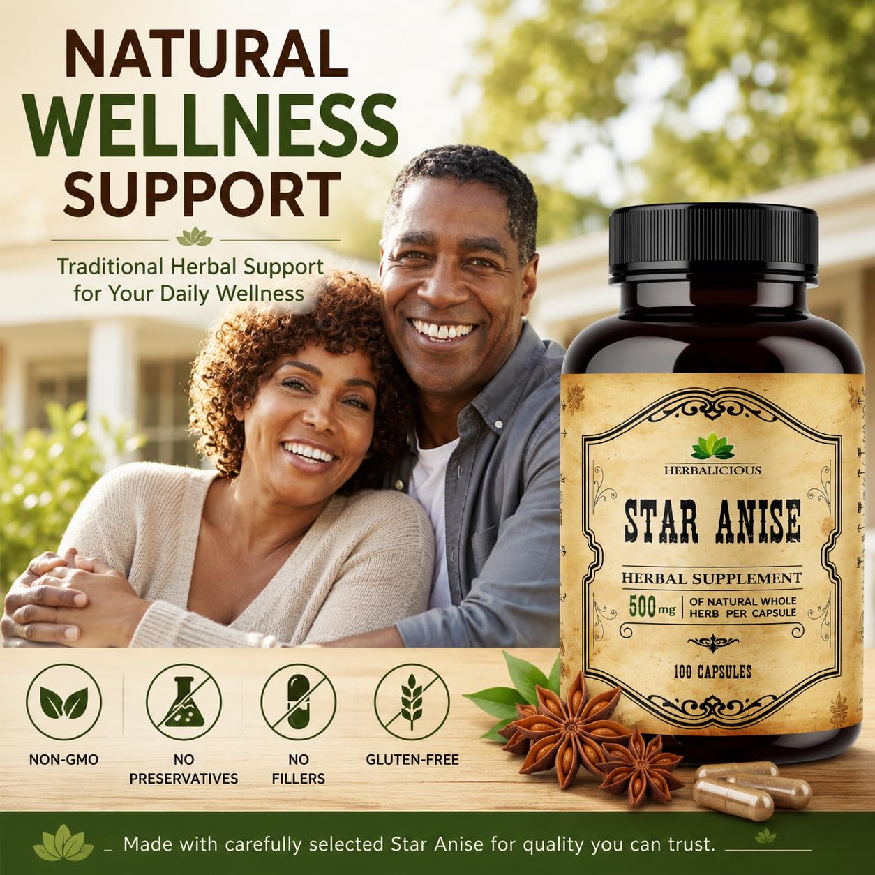 organic star anise for holistic health