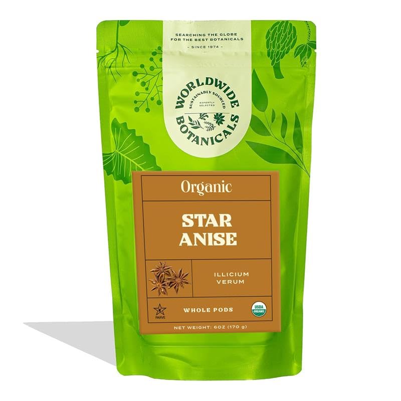 organic star anise root herbal tea