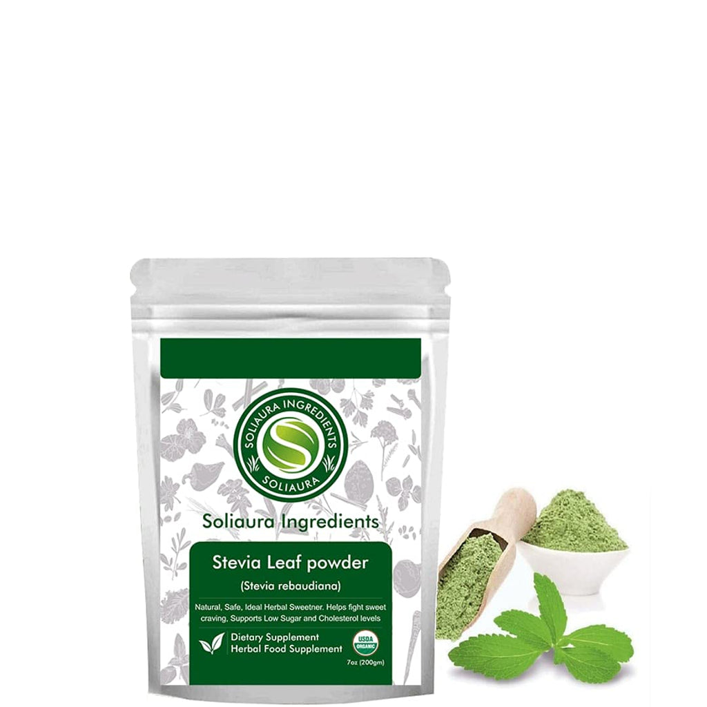 organic stevia green leaf powder