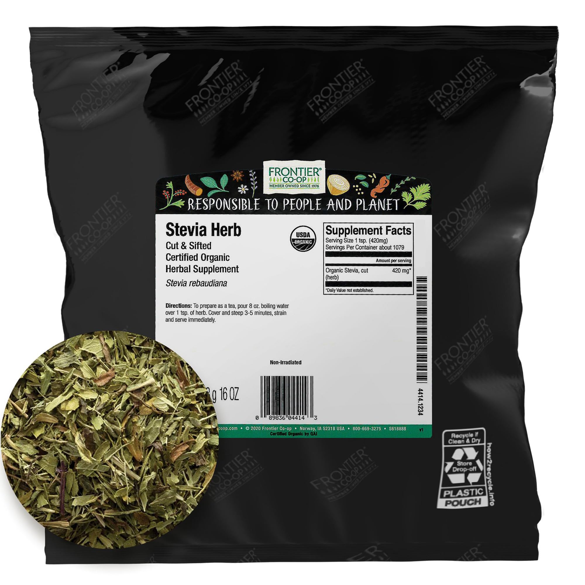 organic stevia herb for baking