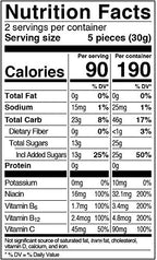 organic strawberry energy chews pack