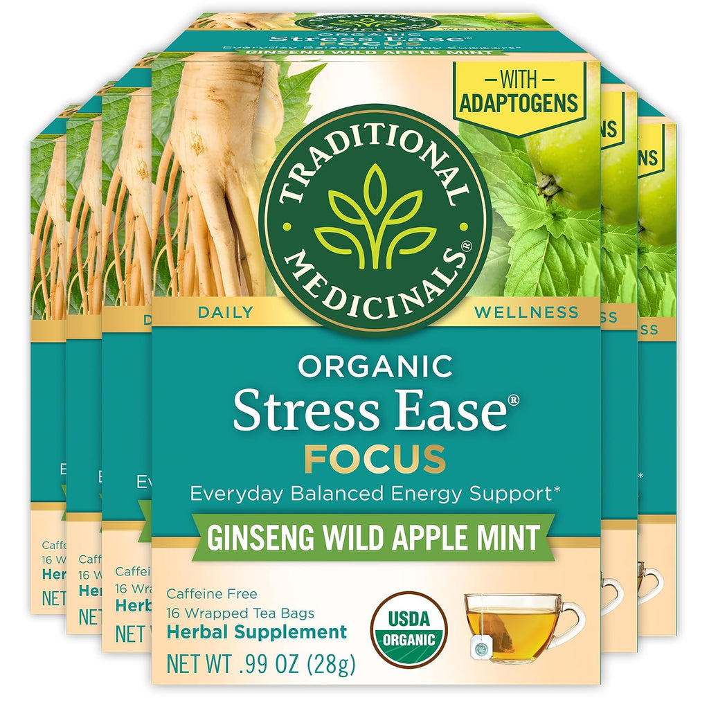 organic stress ease herbal tea bags