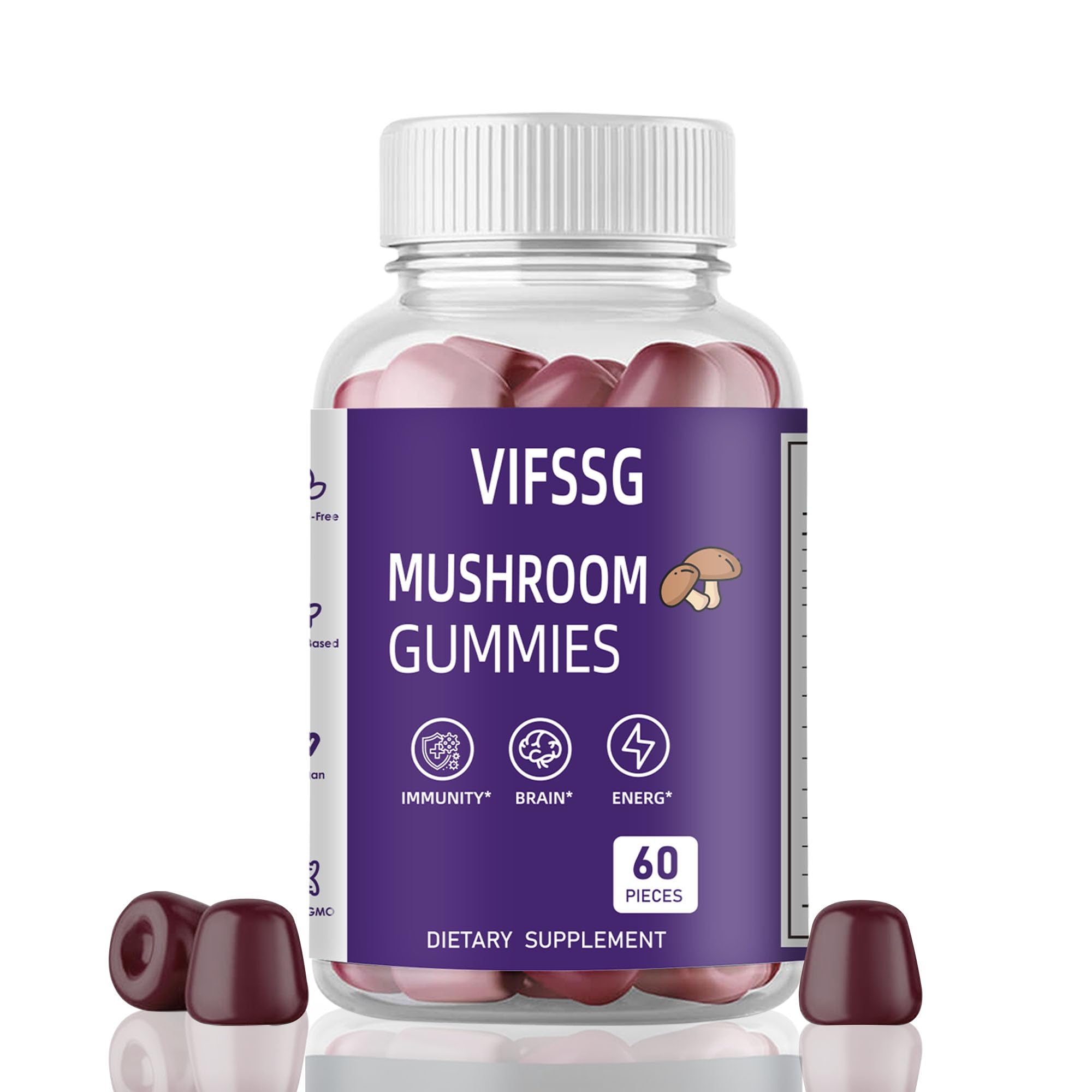 organic sugar-free mushroom gummies