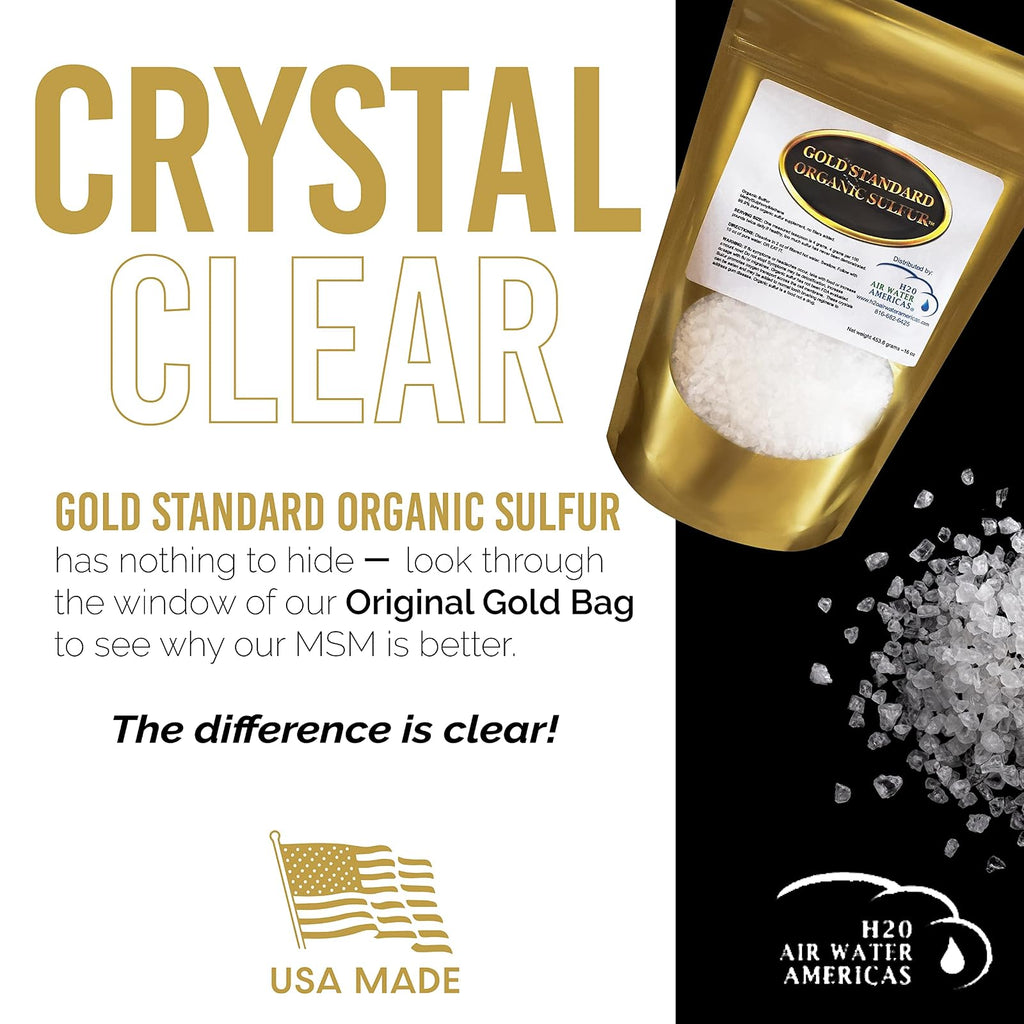 organic sulfur crystals for detox