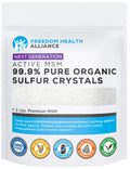 organic sulfur crystals for joints