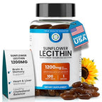 Organic sunflower lecithin softgels