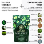organic super greens blend for energy