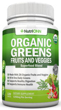 organic super greens capsules for energy
