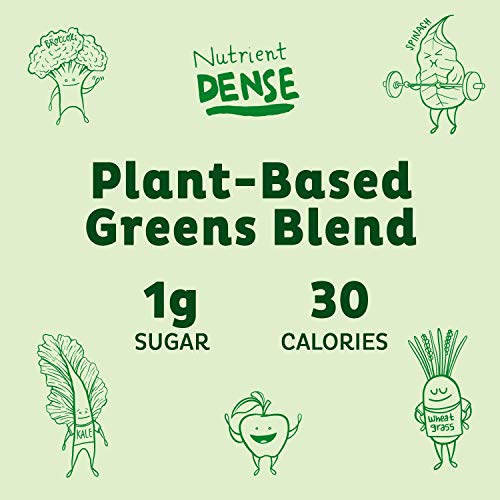 Organic super greens for daily nutrition