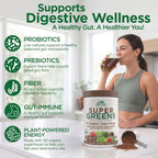 organic super greens for energy boost