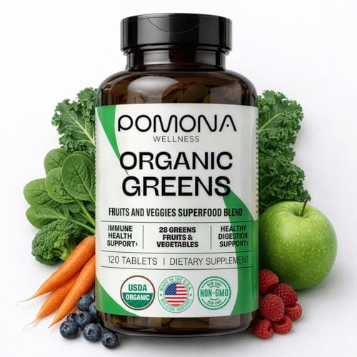 Organic super greens for gut health
