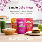 Organic super greens for wellness
