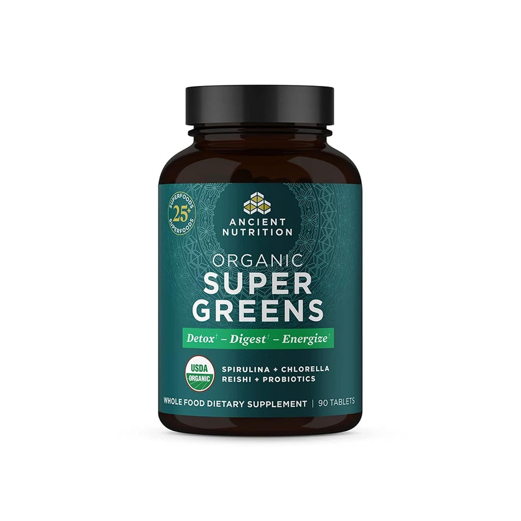 Organic Super Greens multivitamin capsules