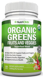 organic super greens multivitamins