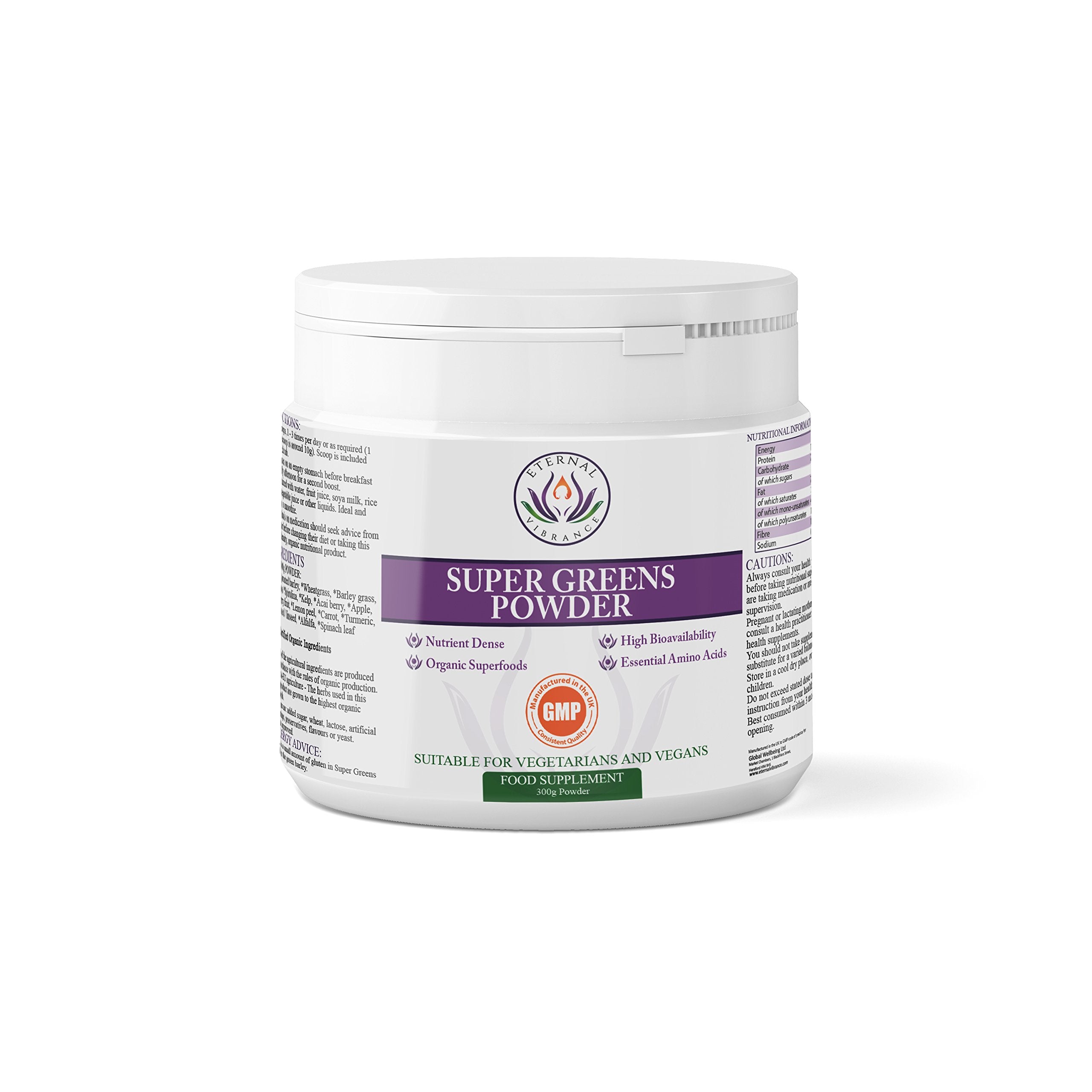 organic super greens powder benefits