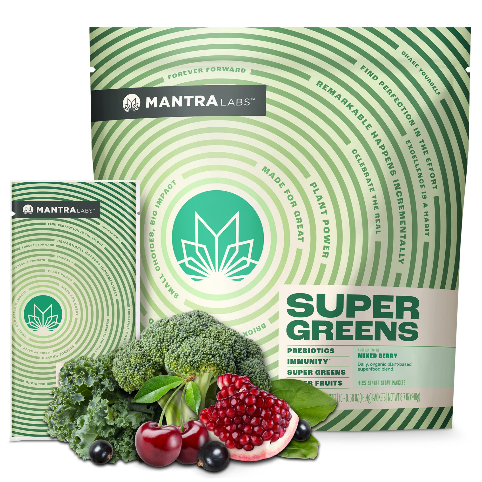 organic super greens powder blend