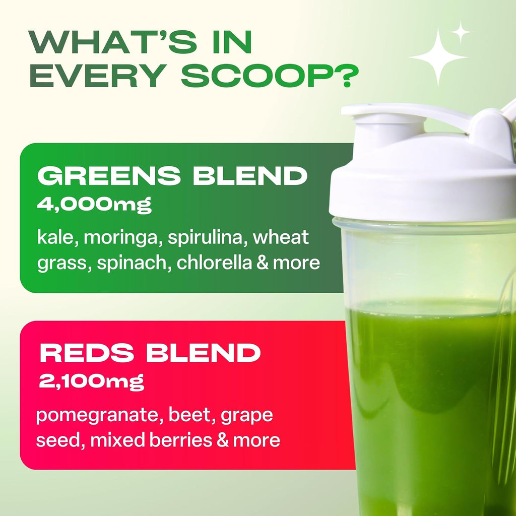organic super greens powder blend
