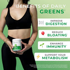 organic super greens powder blend
