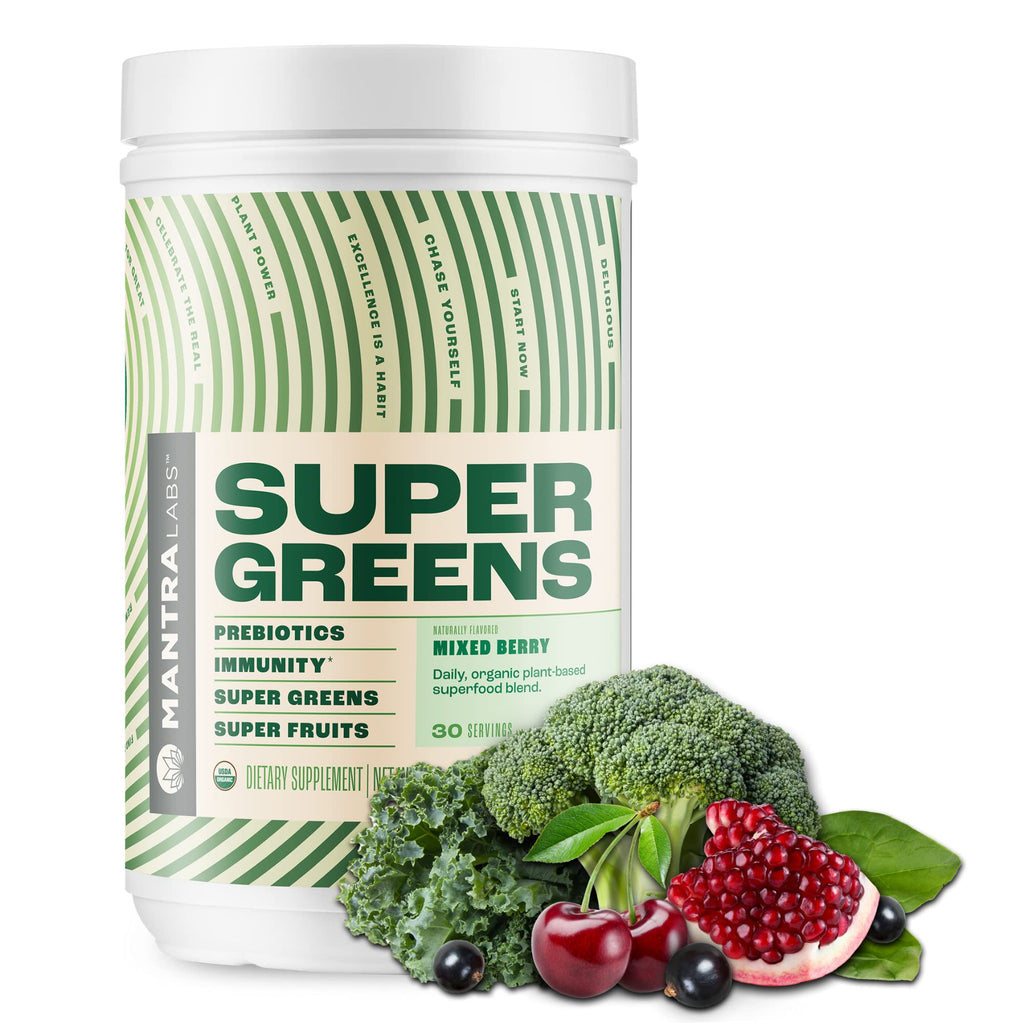 organic super greens powder blend