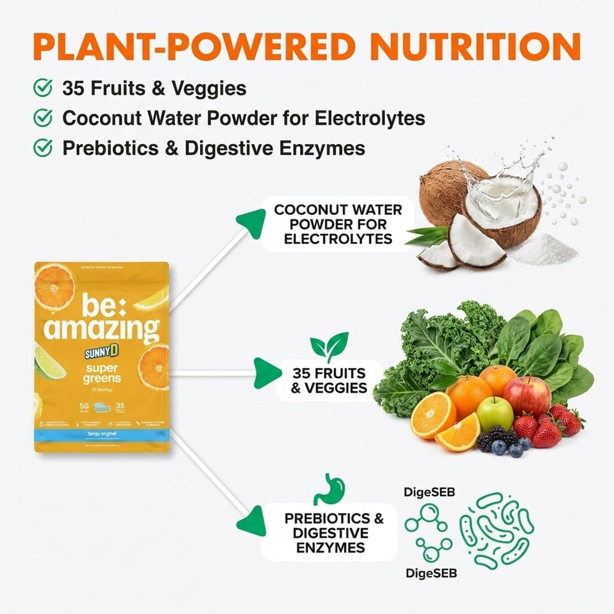 organic super greens powder for smoothies
