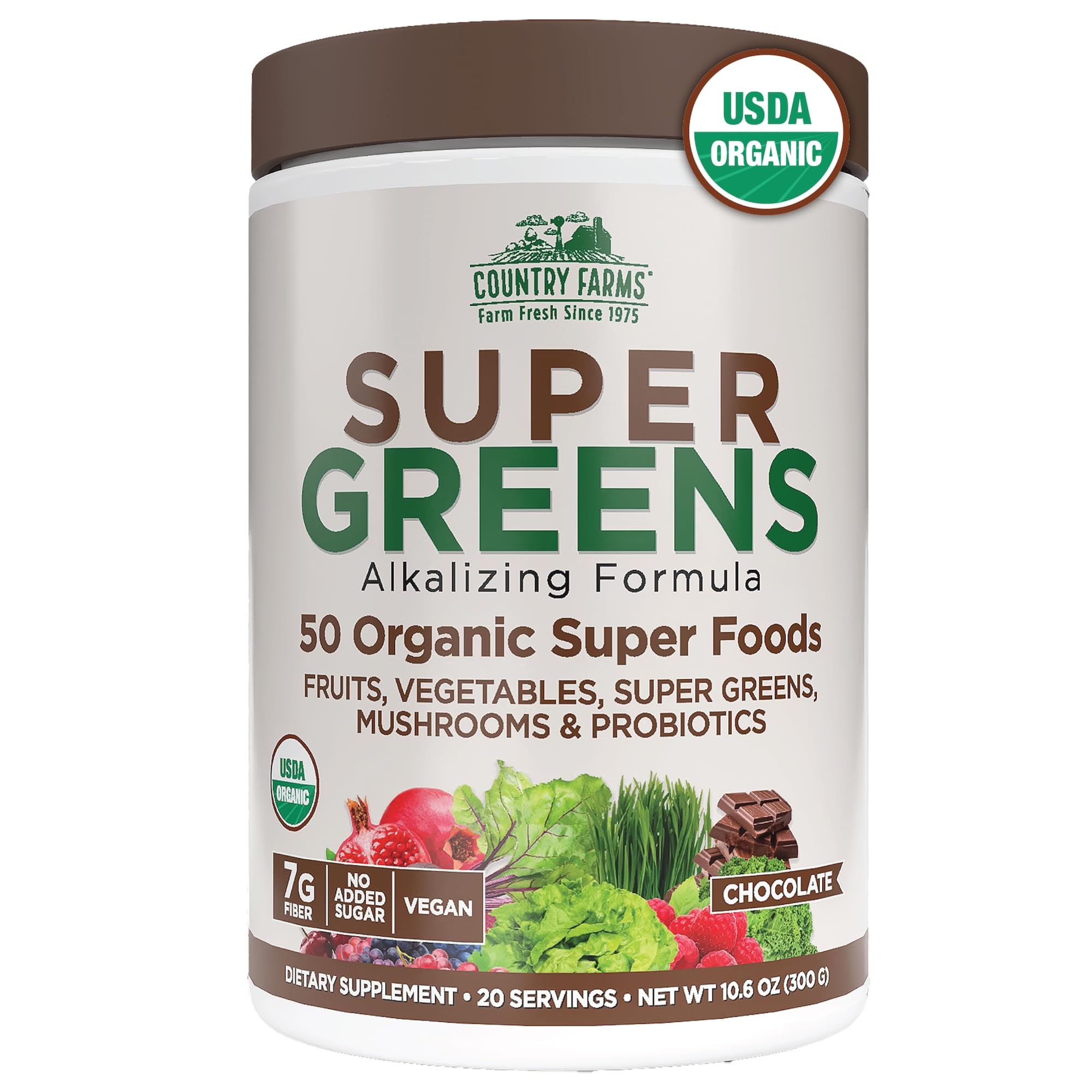 organic super greens powder mix