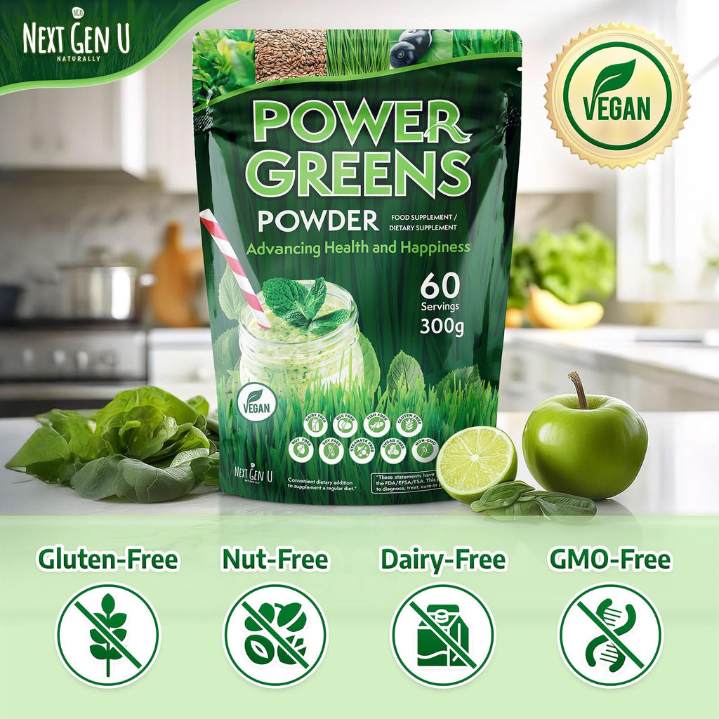 organic super greens powder supplement