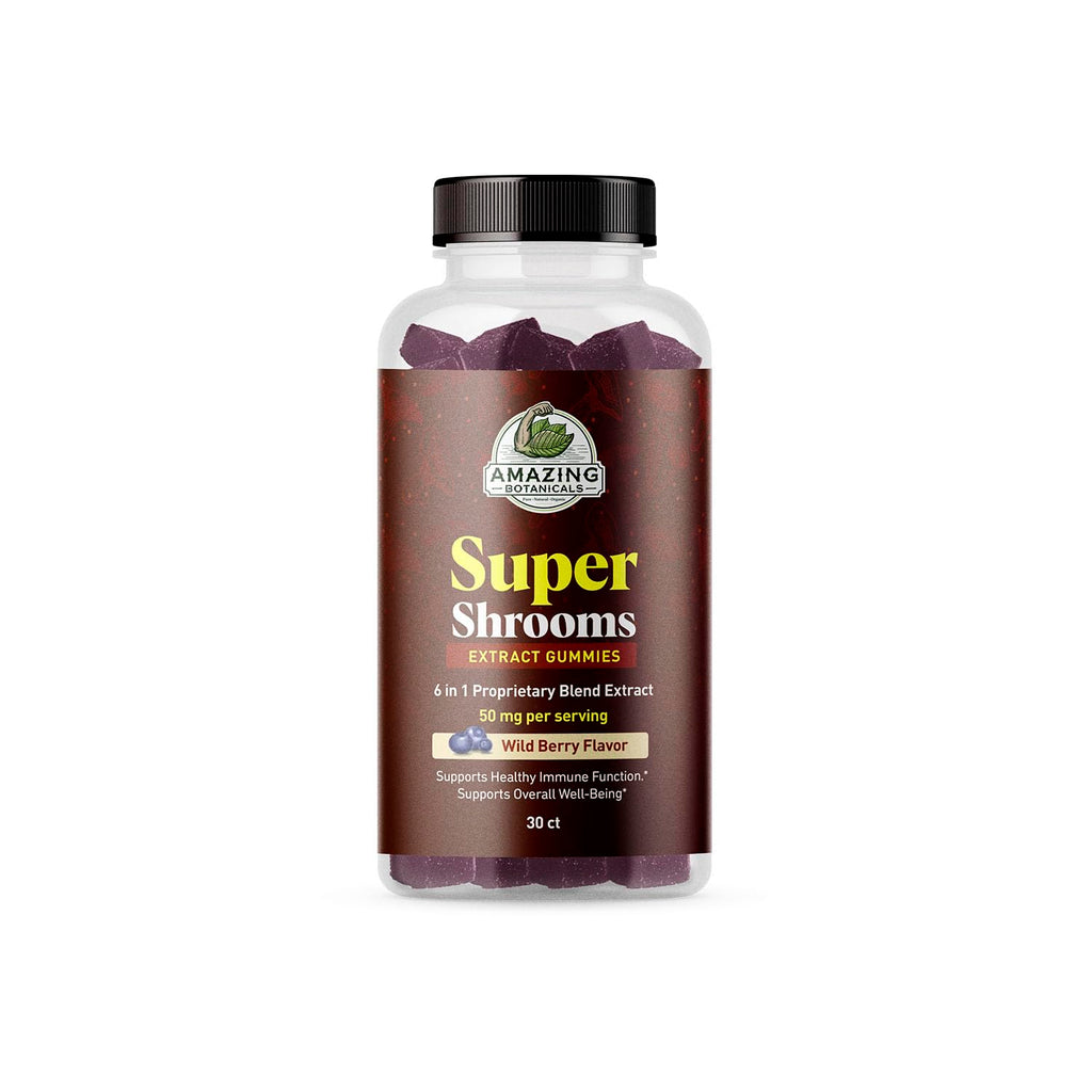 Organic Super Shrooms mushroom capsules