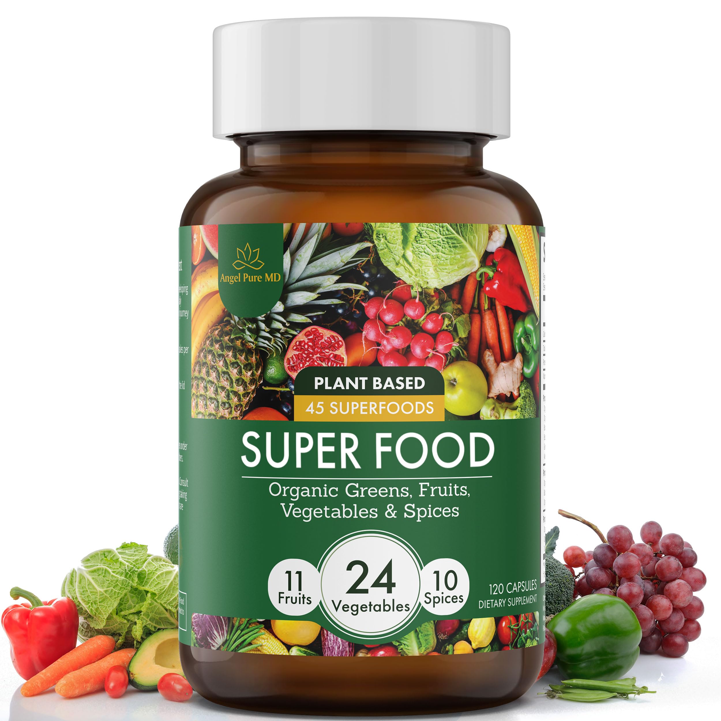 organic superfood capsules for energy