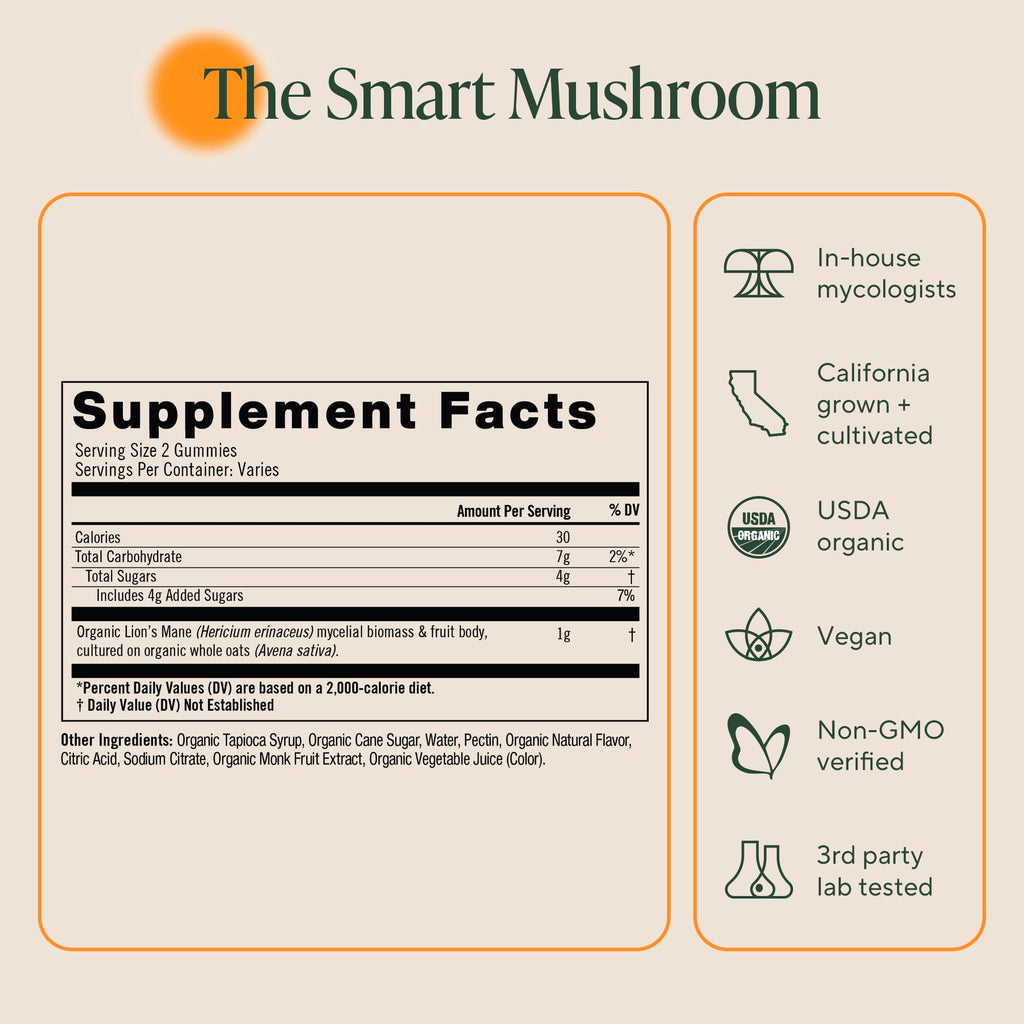 Organic superfood for memory support