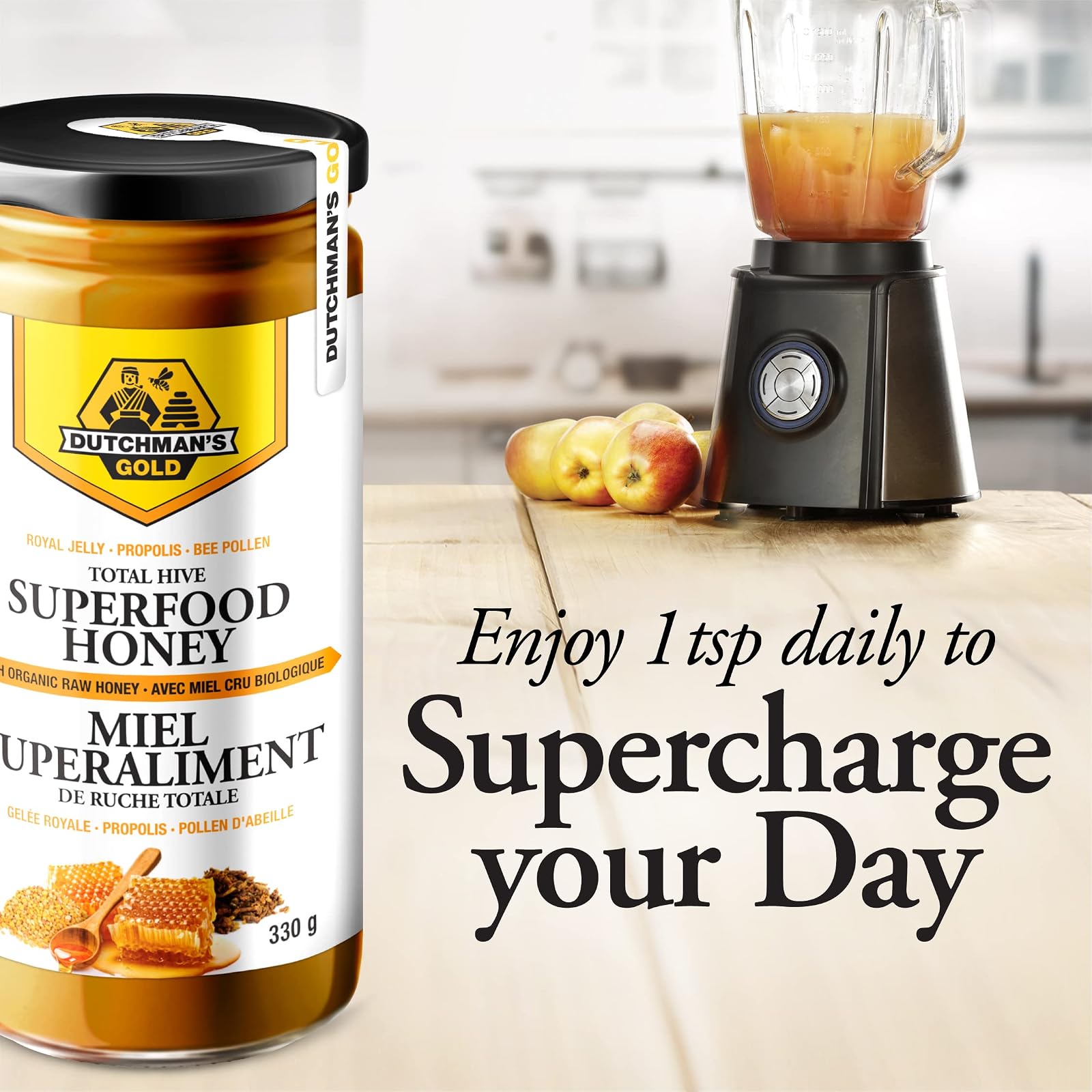 Organic superfood honey for wellness