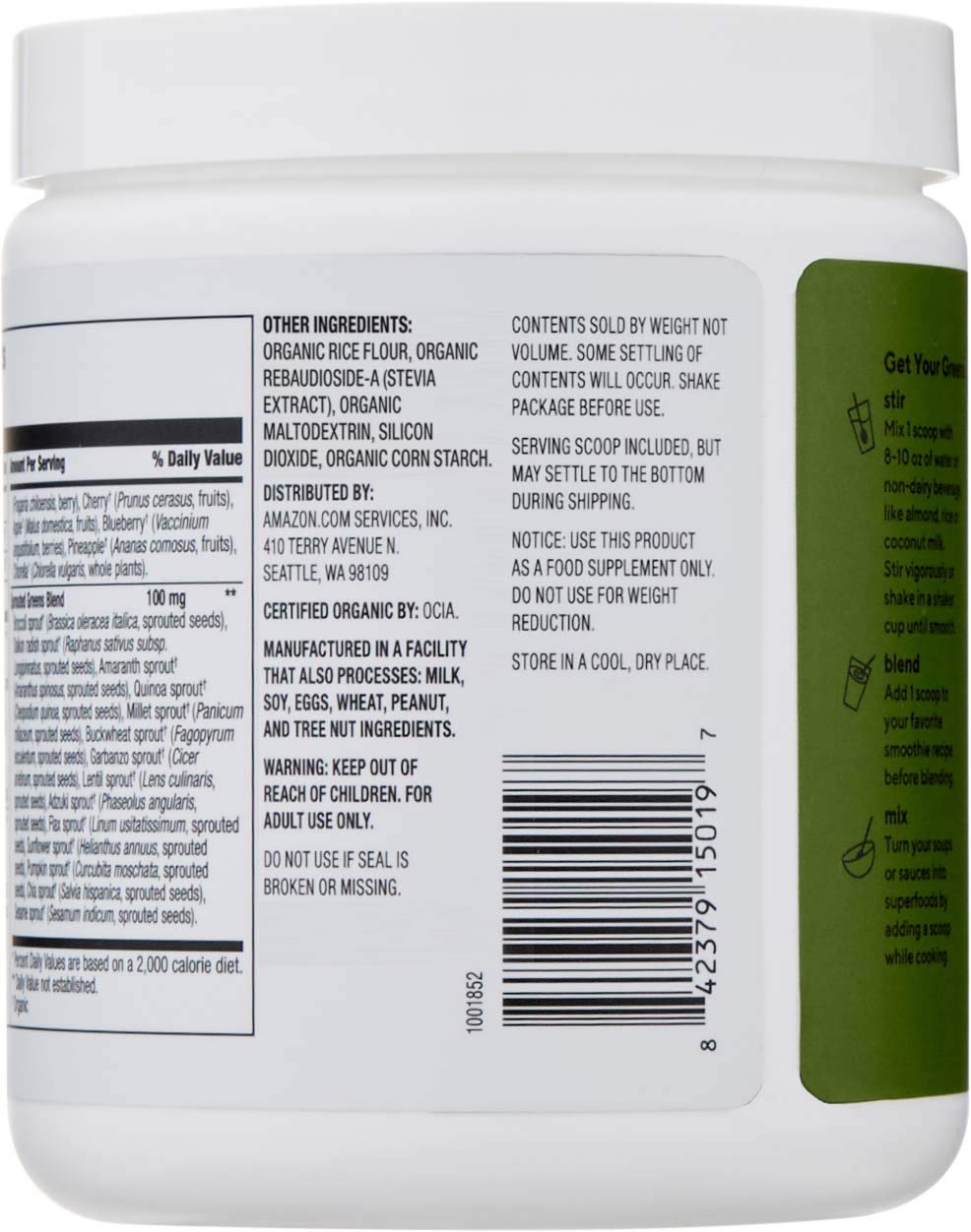 organic superfood powder for daily wellness